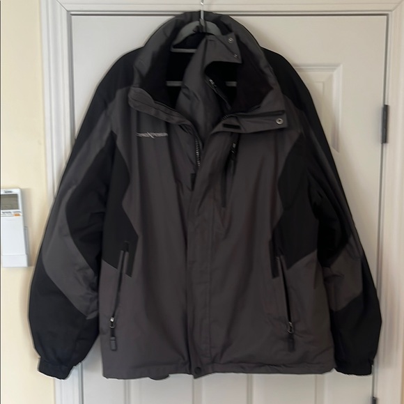 ZeroXposur | Jackets & Coats | Gray And Black Performance Jacket With ...